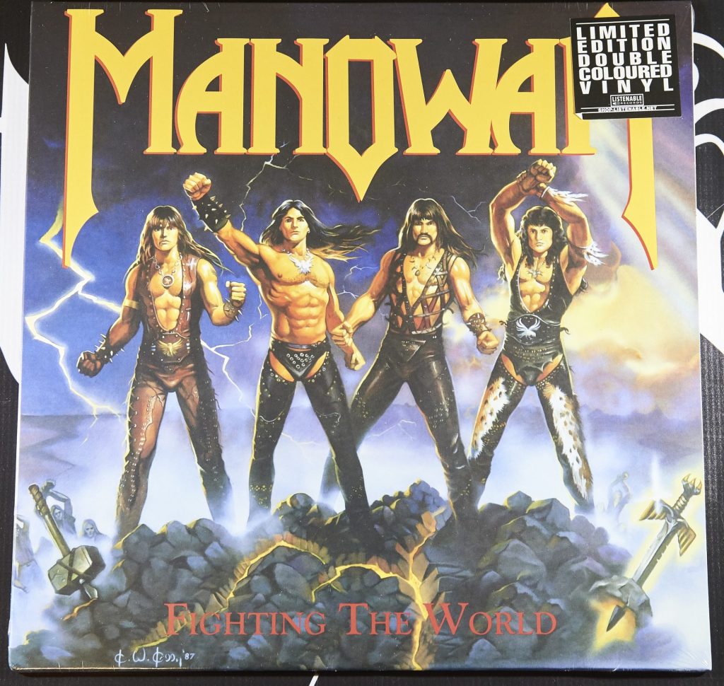 Manowar – Fighting The World (!!!DAMAGED COVER!!!) | Metalkalve