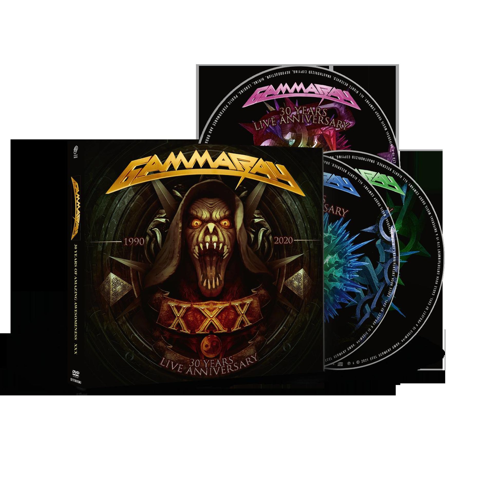 Gamma Ray – 30 Years Live Anniversary (2CD+DVD) | Metalkalve